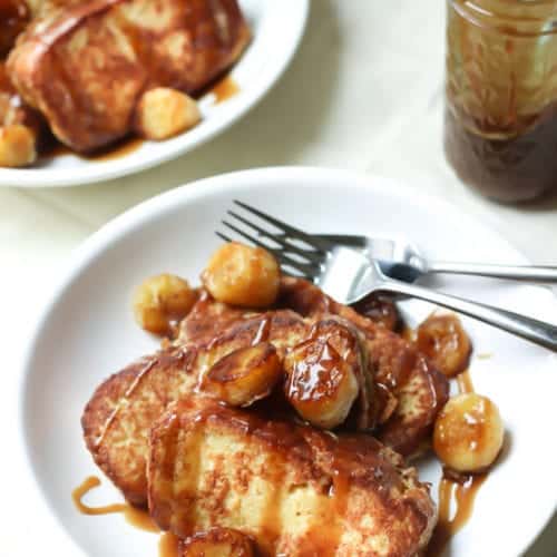 Paleo French Toast with Fried Bananas and Coconut Caramel Recipe