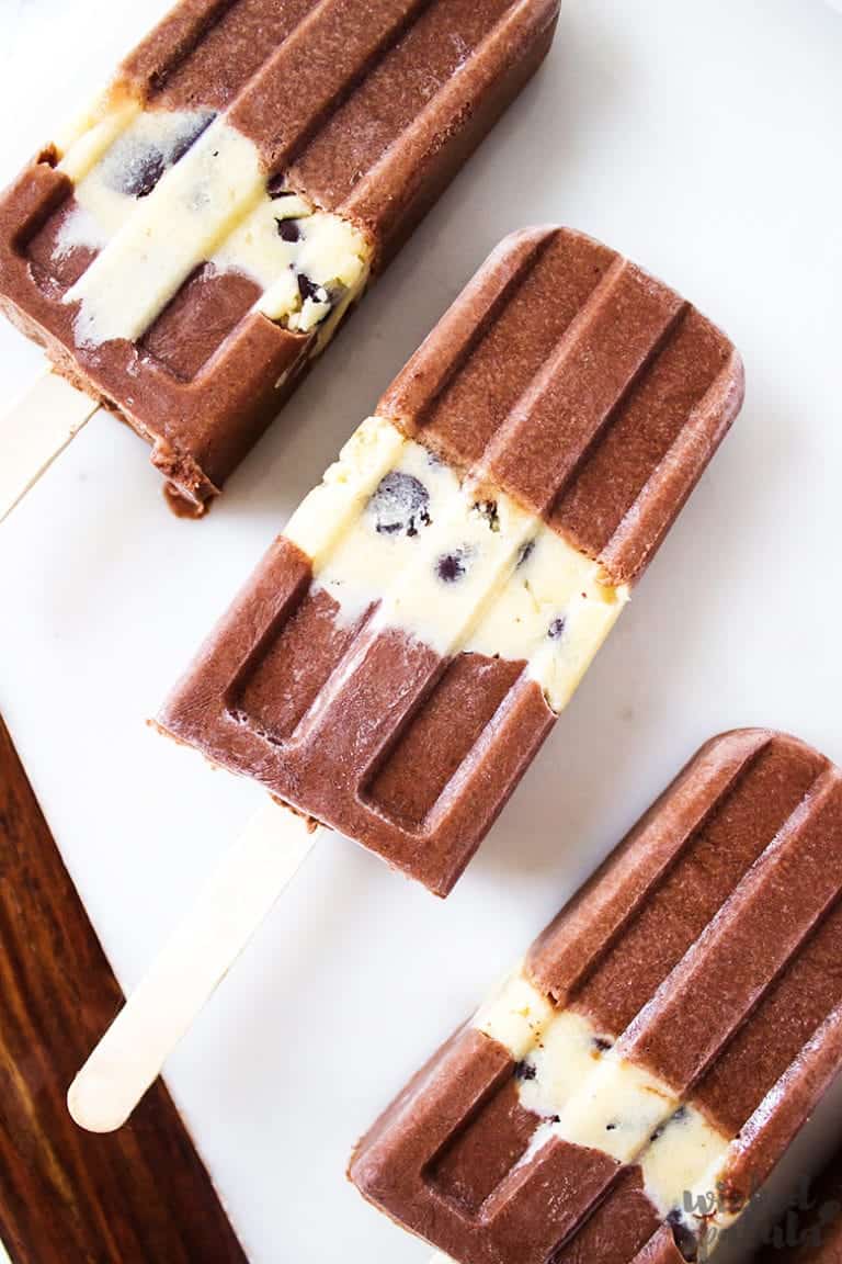 No Sugar Added Homemade Fudgesicles Recipe | Wicked Spatula